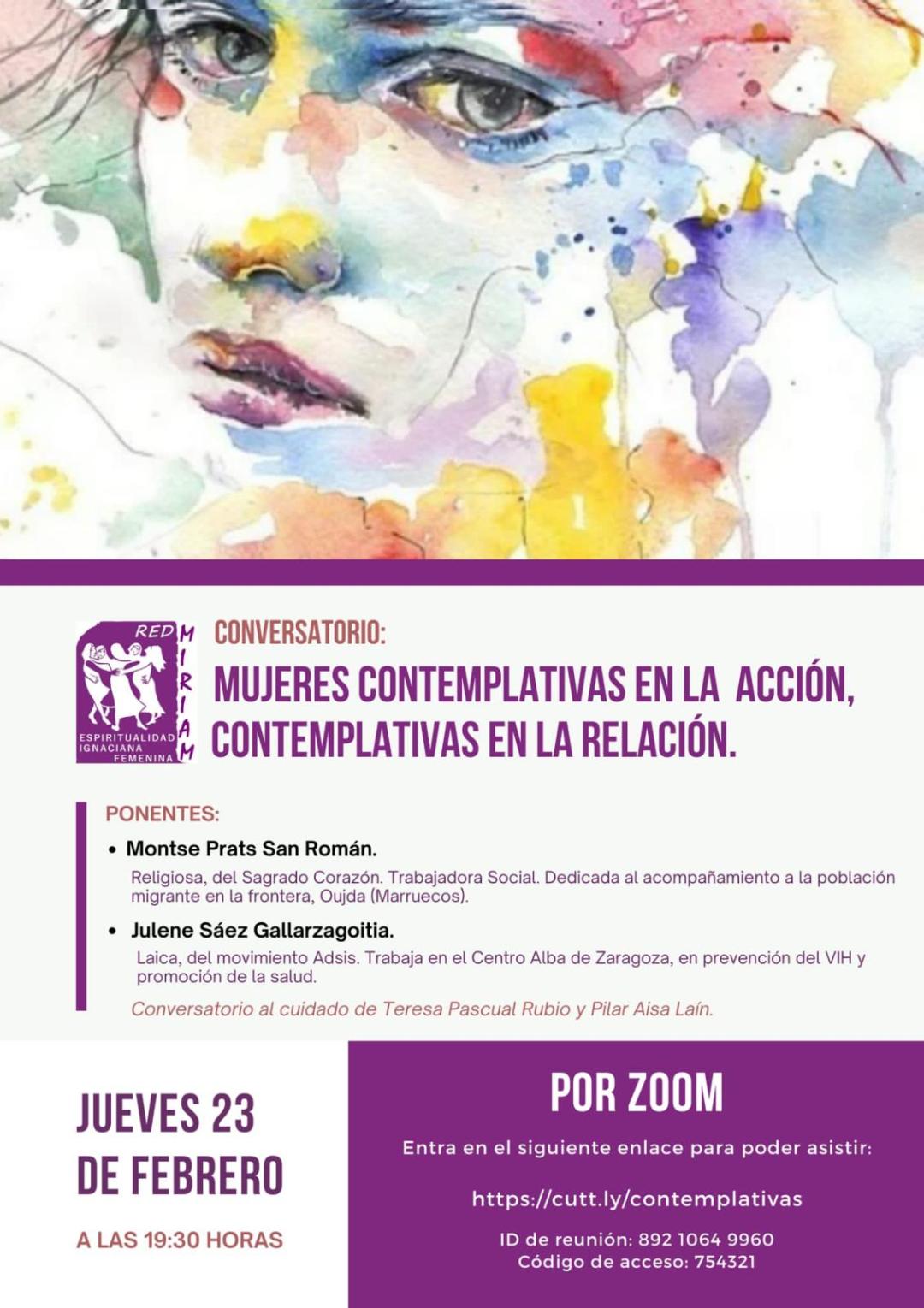 Webinar con Montse Prats, rscj